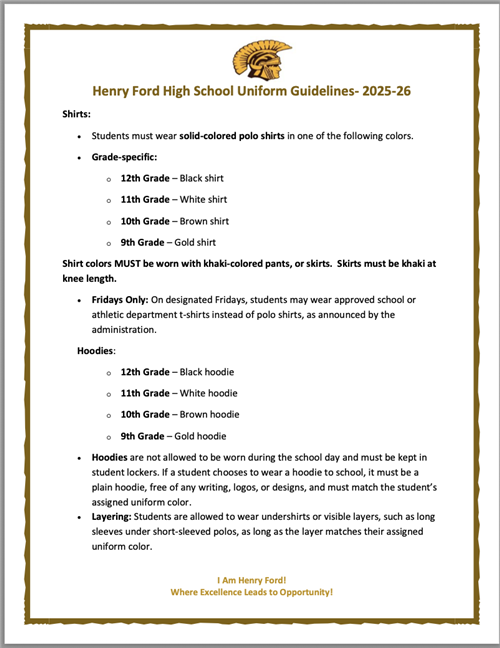 Dressing for Success: New School Dress Code Guidlines